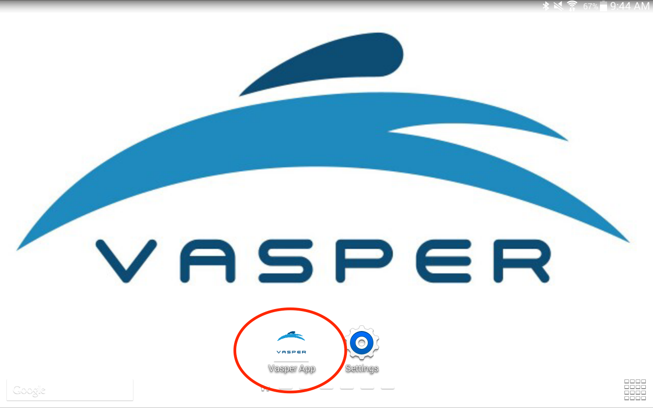 Connect tablet to the SA Unit – Vasper Systems