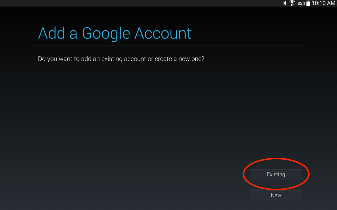 Adding Google Account on the Tablet – Vasper Systems